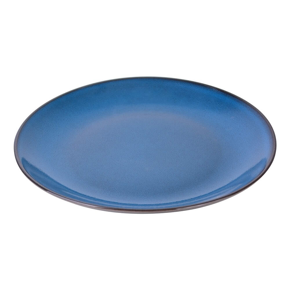 Prato Raso Marrakesh em Cerâmica 27cm Spicy Azul - Spicy