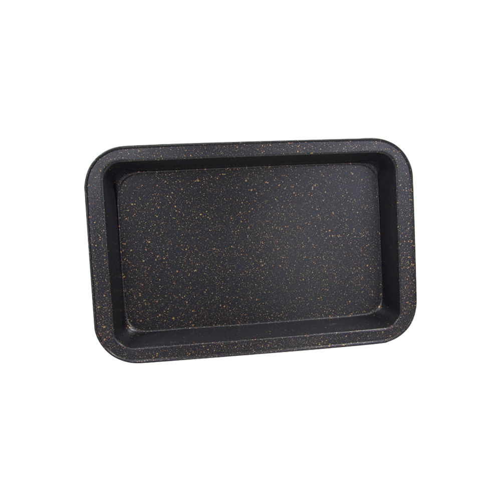 Assadeira Retangular em Aço Carbono 23,5cm Essence Spicy Preta - Spicy